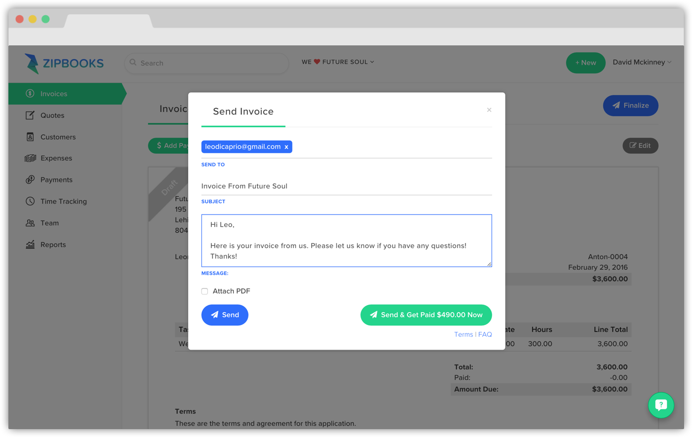 Invoice financing for small businesses | ZipBooks